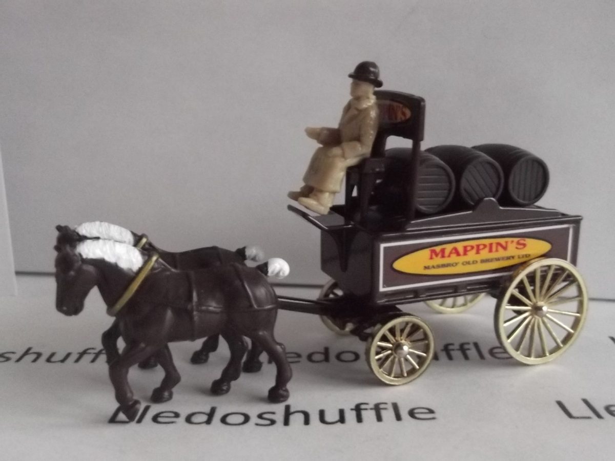 DG031, Code 3, Horse Drawn Brewers Dray, Mappin’s Masbro’ Old Brewery ...