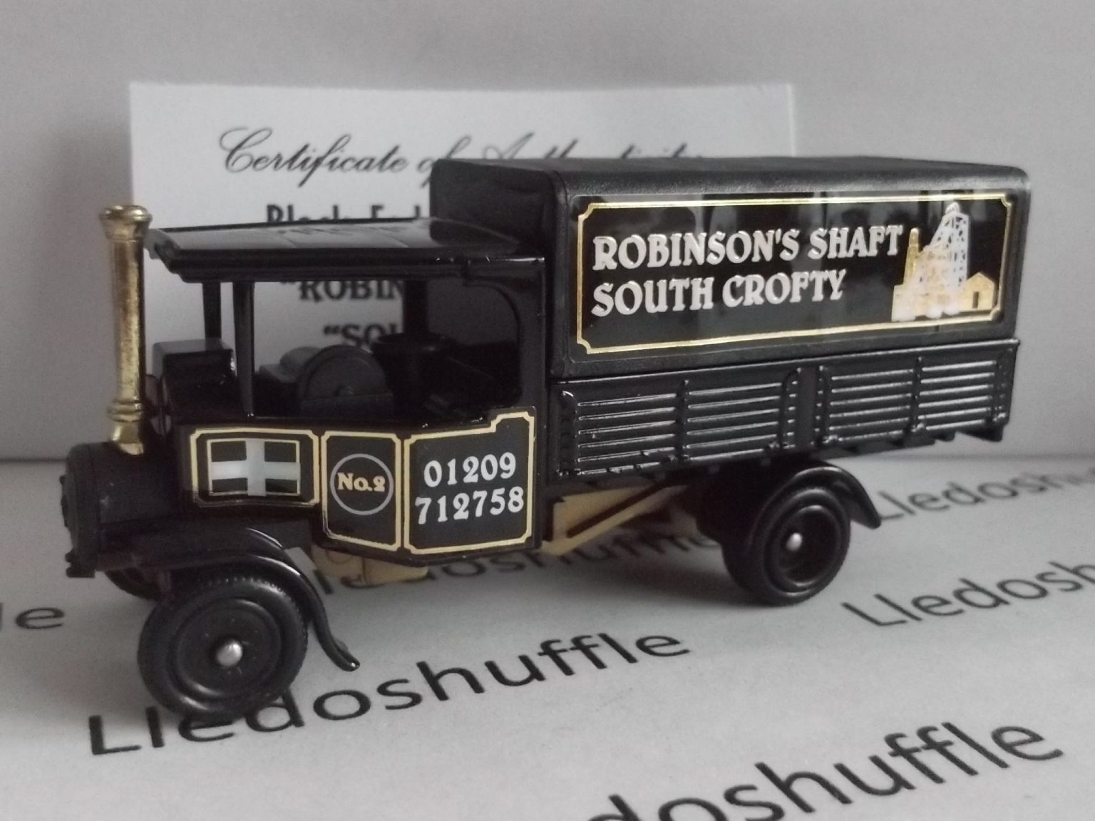 PV091, Code 3, Foden Steam Wagon, Robinson’s Shaft, South Crofty, No. 2 ...