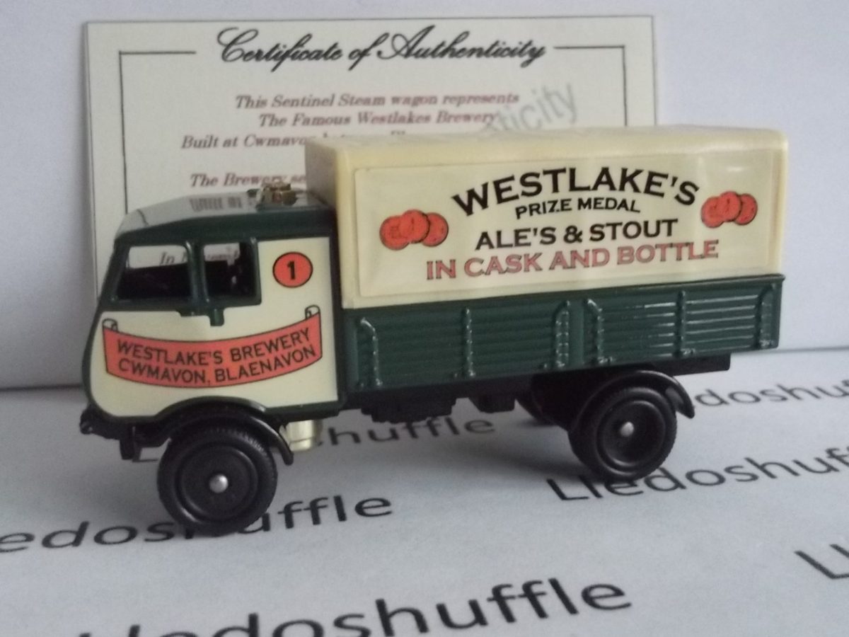 PV097, Code 3, Sentinel 4w Dropside Steam Wagon, Westlake’s Brewery ...