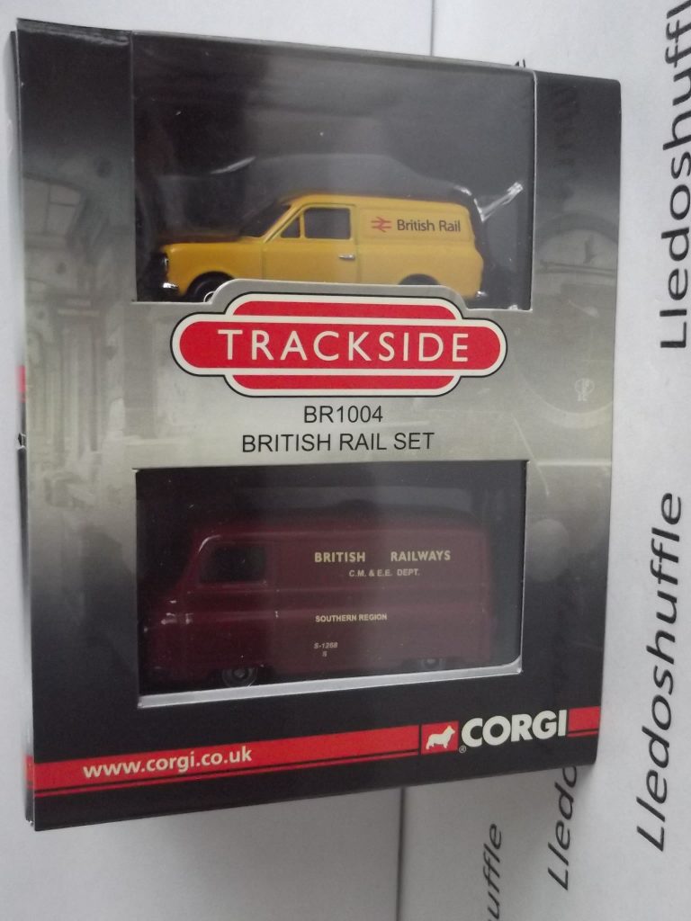 Trackside, 4 piece British Rail set, Morris J2, Morris 1000, Bedford HA ...