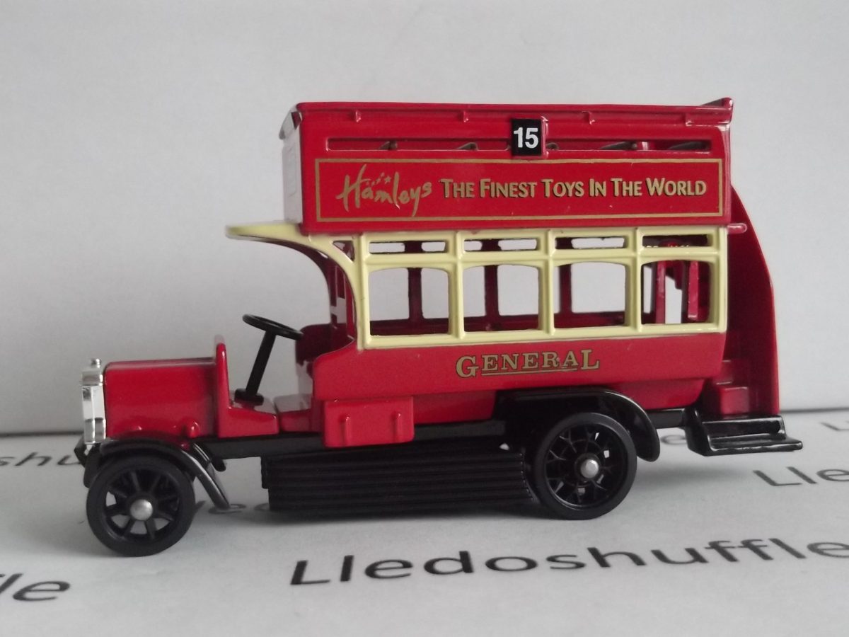DG144002, B Class Bus (Ole Bill), General, Hamleys Toyshop – Lledo Models