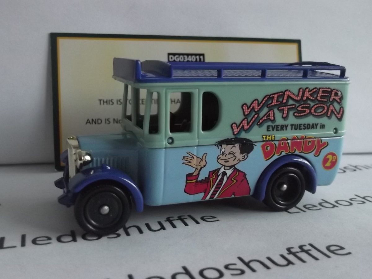 DG34011, Dennis Delivery Van, Winker Watson, The Dandy Comic – Lledo Models