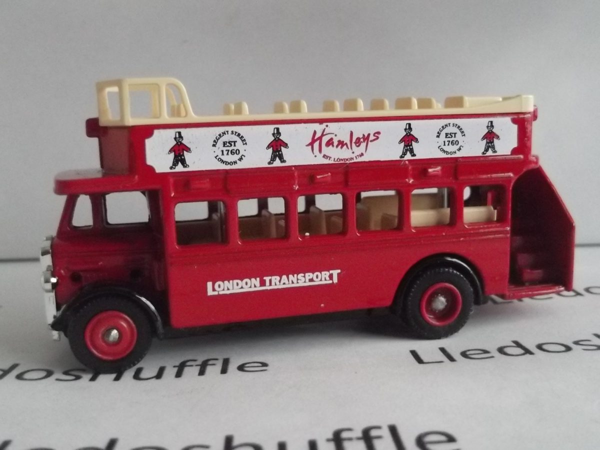 DG68007, AEC Regent Open Top Bus, London Transport, Hamleys Toyshop ...