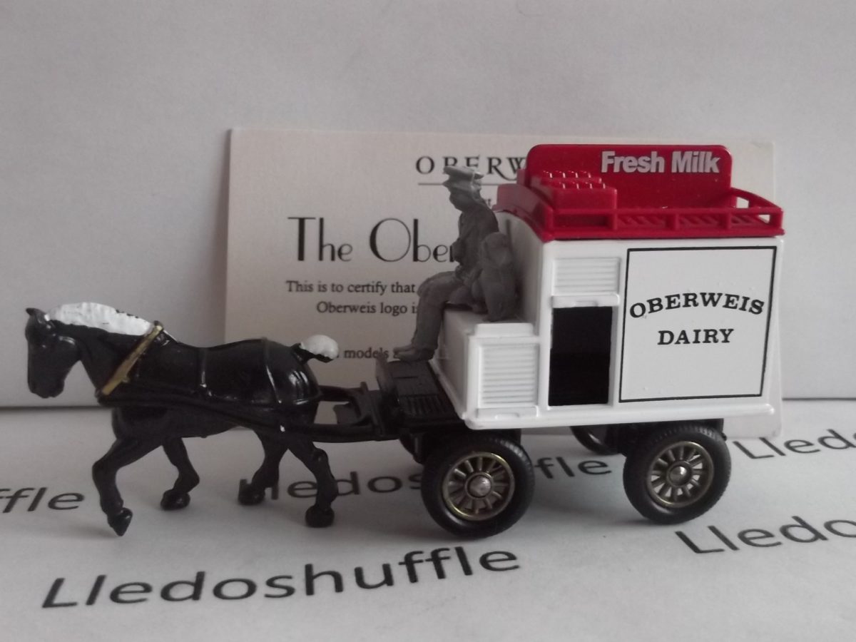 LP02003, Horse Drawn Milk Float, Oberweis Dairy – Lledo Models