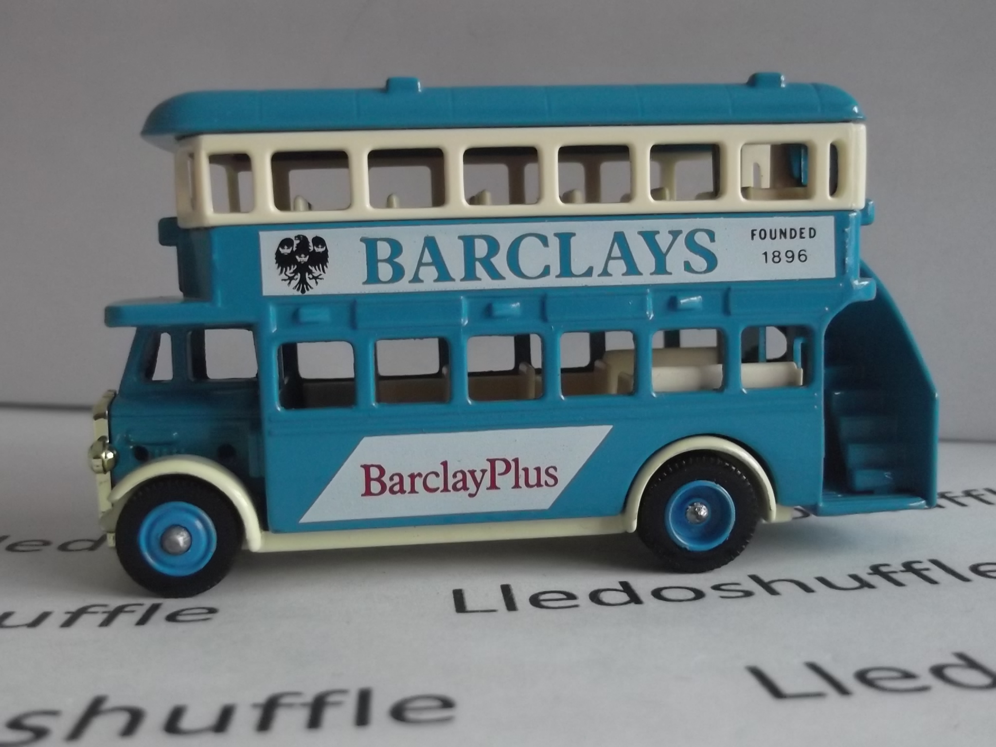 LP15191, AEC Regent Double Deck Bus, Barclays, BarcleyPlus – Lledo Models