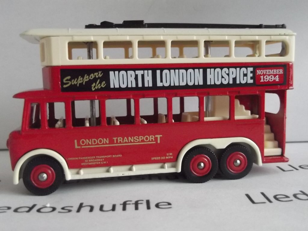 Lledo Pre-Production LP41, Karrier E6 Trolley Bus, London Transport, Support the North London ...