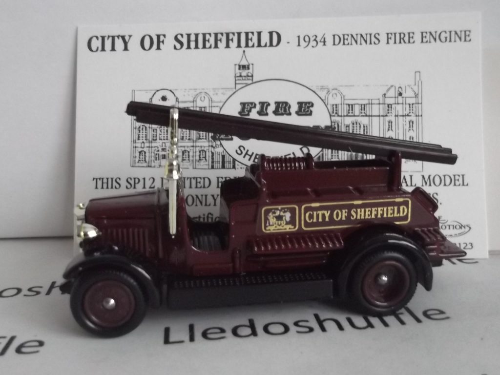 SP12008, Dennis Fire Engine, City of Sheffield Fire Museum, 6th Issue ...