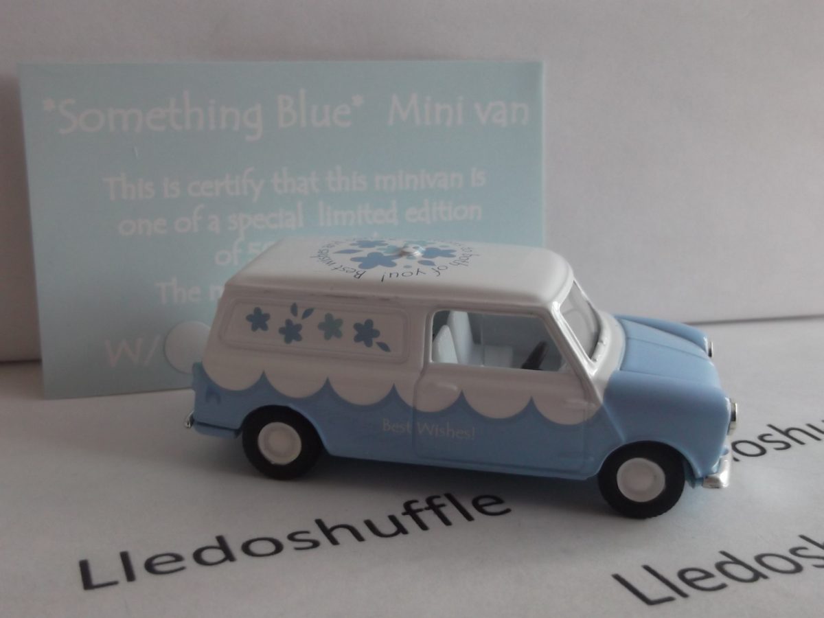 VP14-1013 version a, Austin 7 Mini Van, Something Blue with white seats ...