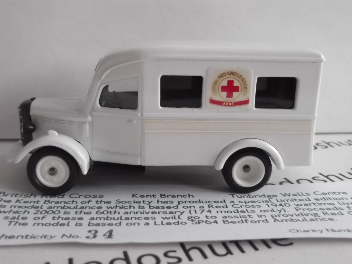 PV064, Code 3, Bedford Ambulance, British Red Cross Society, Kent (RC ...