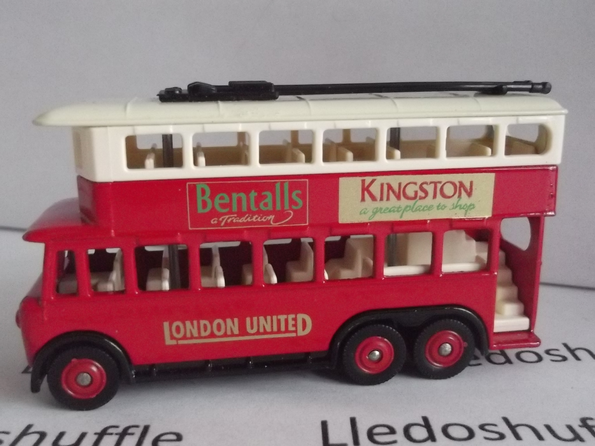 LP41002, Karrier E6 Trolley Bus, London United, Bentalls, a Tradition ...