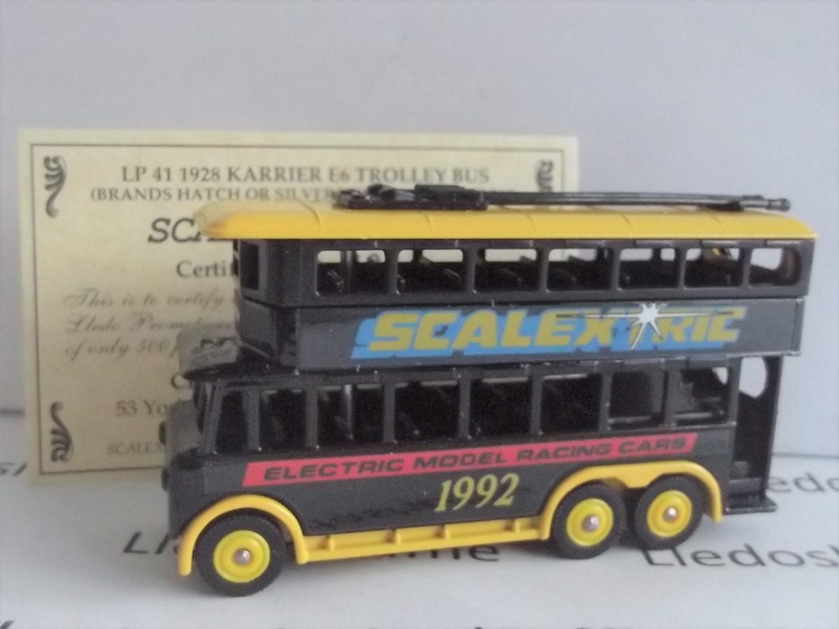 SP41021, Karrier E6 Trolley Bus, Scalextric, Electric Model Racing Cars ...