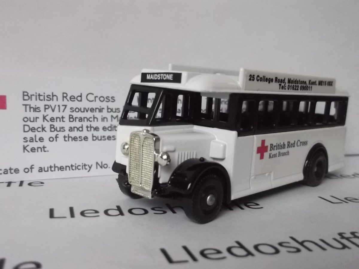 PV017, Code 3, AEC Regal Single Deck Bus, British Red Cross, Kent ...