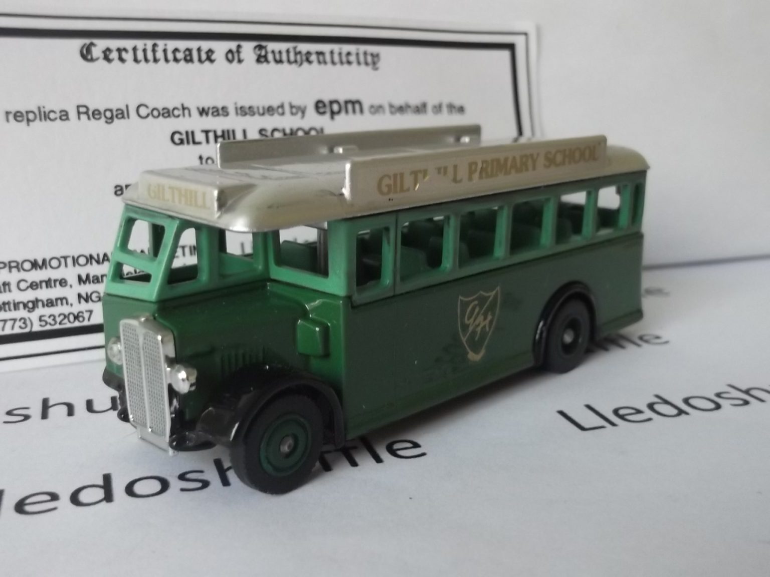 DG017, Code 3, AEC Regal Single Deck Bus, Gilthill Primary School ...