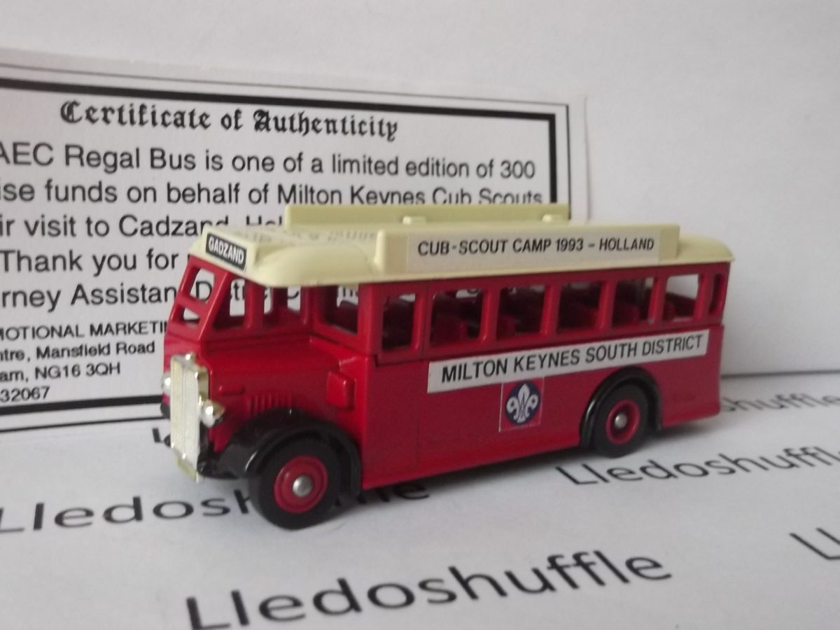 DG017, Code 3, AEC Regal Single Deck Bus, Milton Keynes South District ...