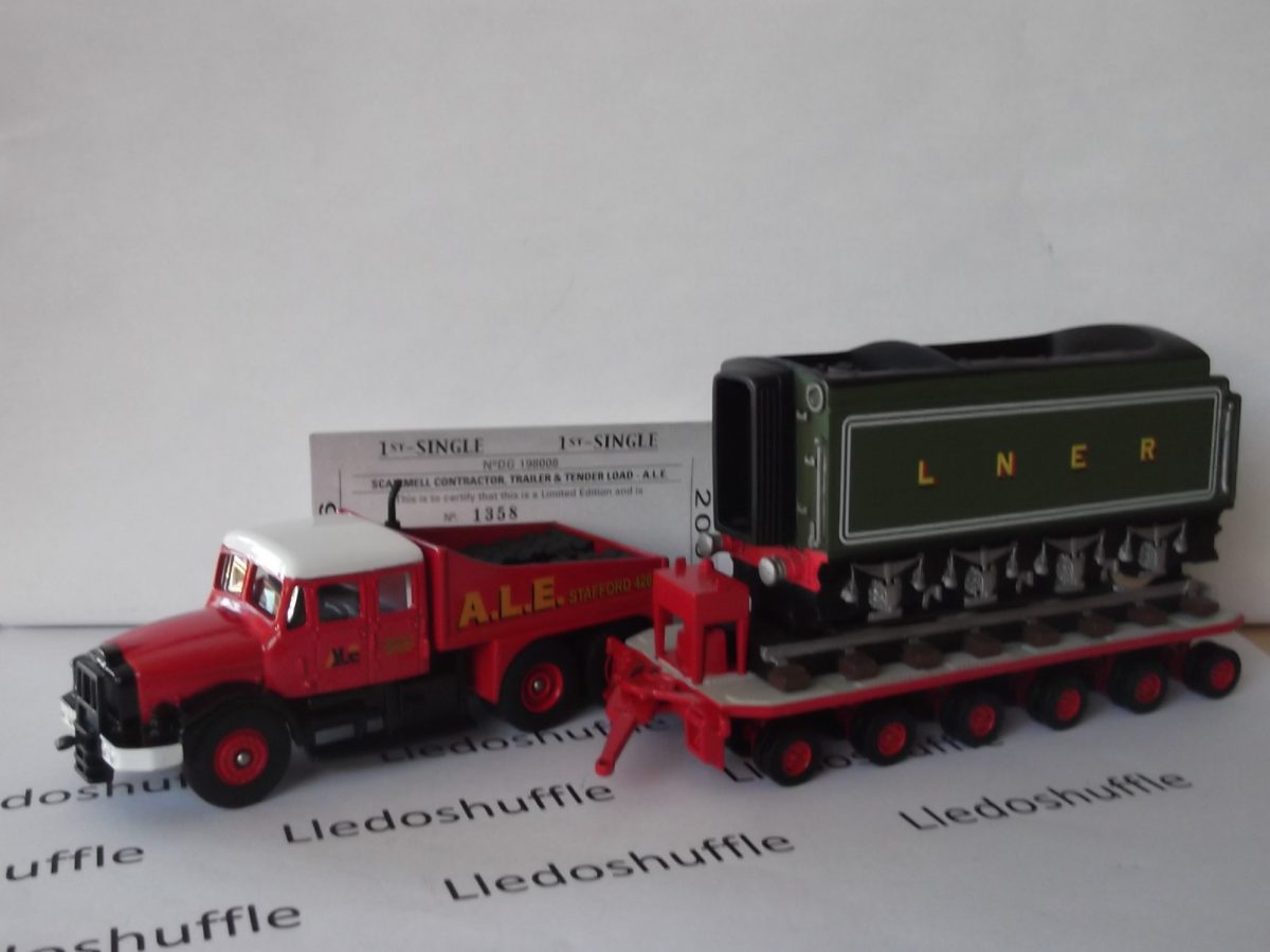 DG198008, Scammell Contractor with Trailer & LNER Tender, A.L.E ...