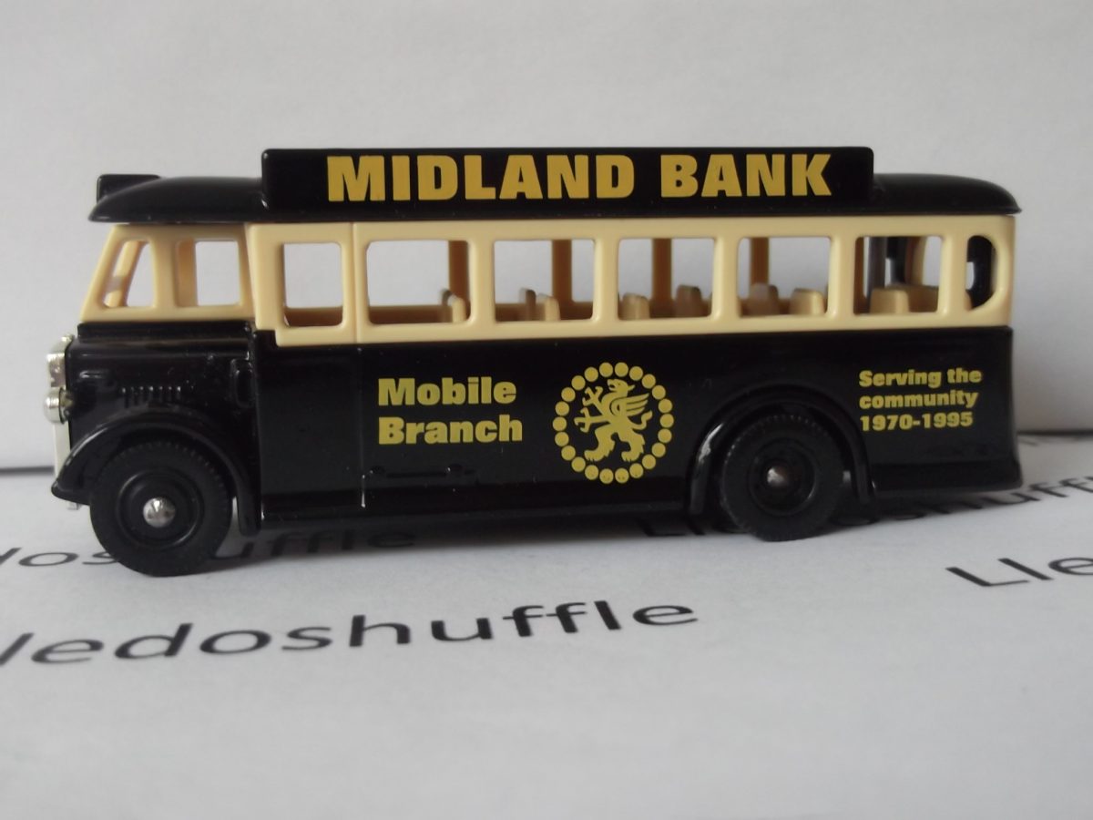 LP17210, AEC Regal Single Deck Bus, Midland Bank, Mobile Branch ...