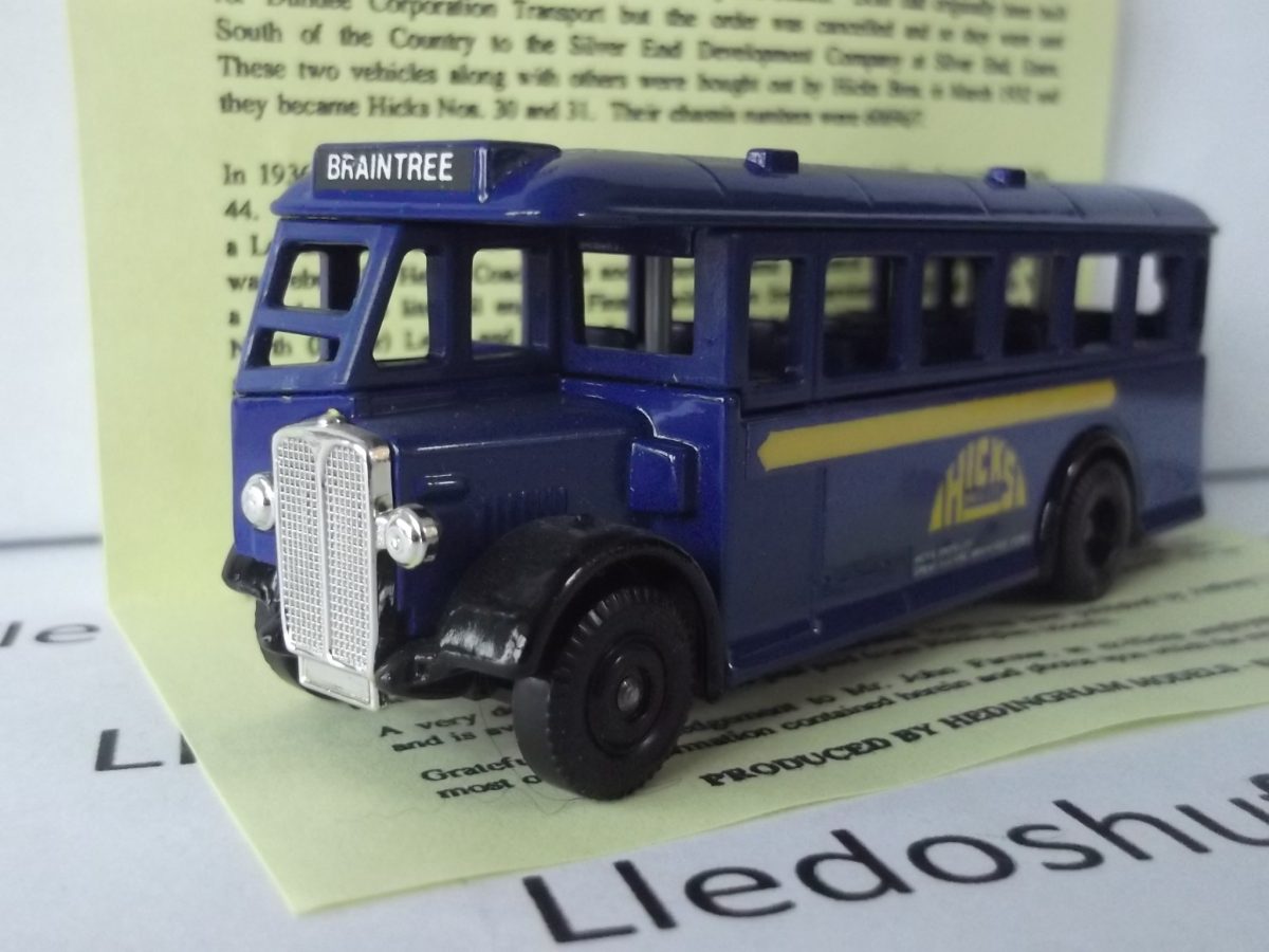 SP17009, AEC Regal Single Deck Bus, Hicks Bros Ltd – Lledoshuffle