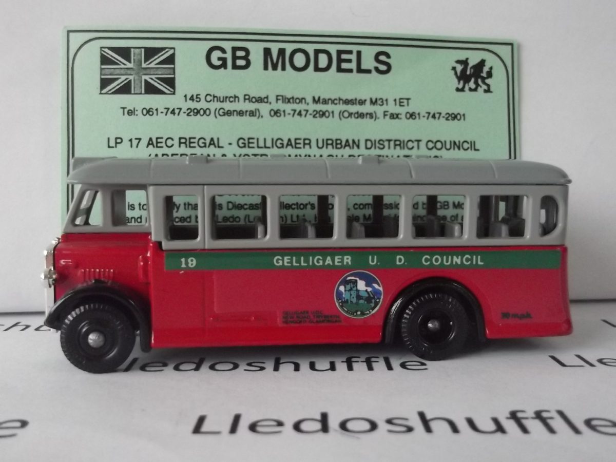 SP17030, AEC Regal Single Deck Bus, Gelligaer Urban District Council ...
