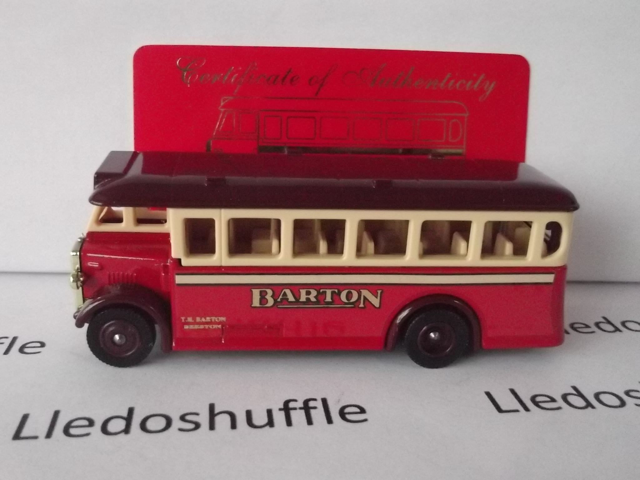 SP17059, AEC Regal Single Deck Bus, Barton Coaches, Beeston – Lledo Models