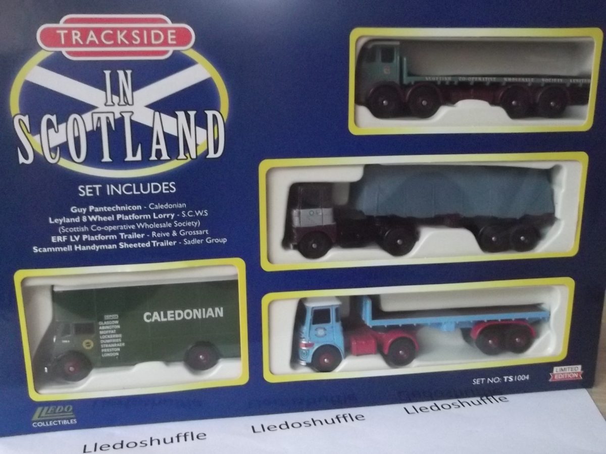 Trackside, 4 piece set, Trackside in Scotland, TS1004 – Lledoshuffle