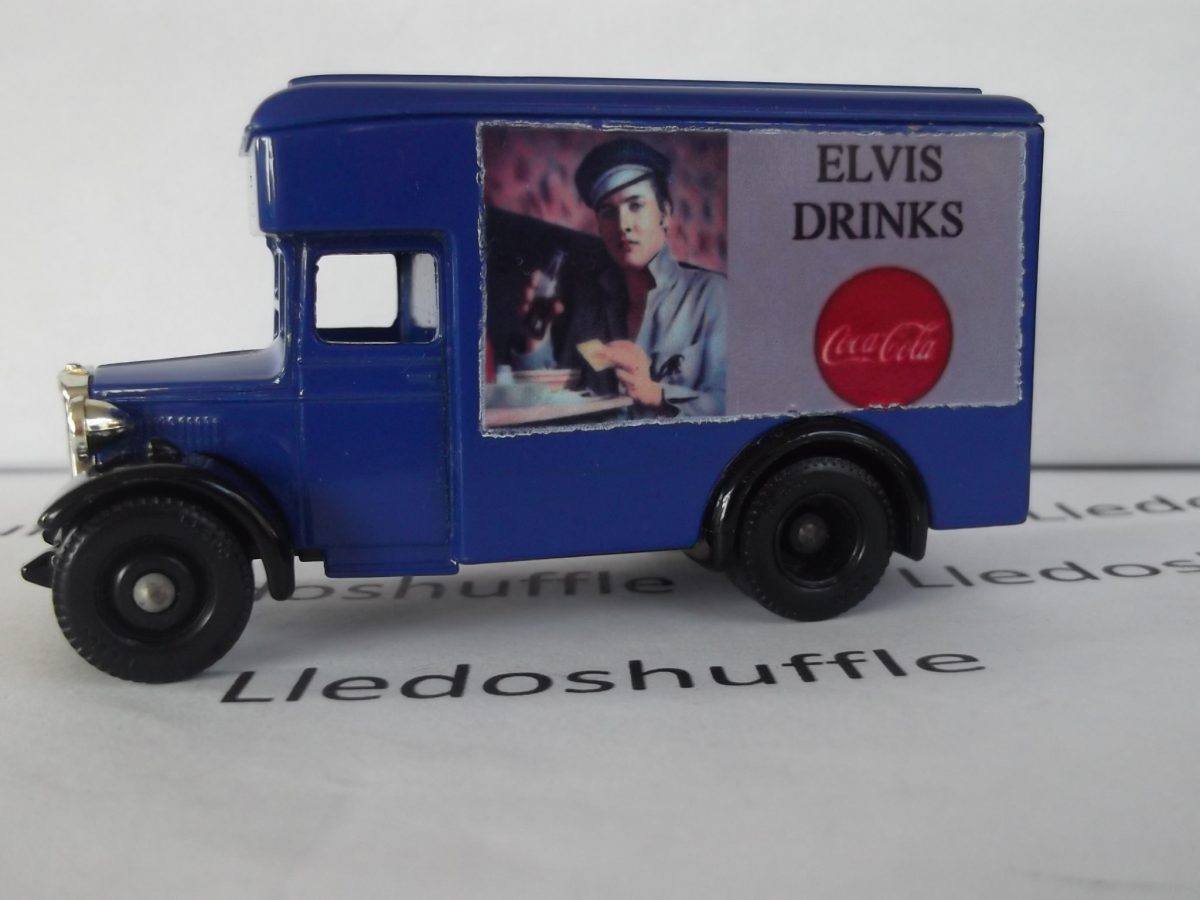 LP016, Code 3, Dennis Parcels Van, Elvis Drinks Coca Cola – Lledo Models