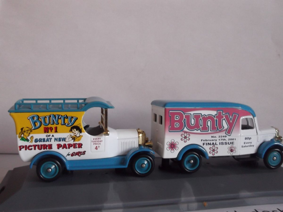 Bunty Magazine, 2 piece set, Bull Nose Morris Van & Bedford Delivery ...