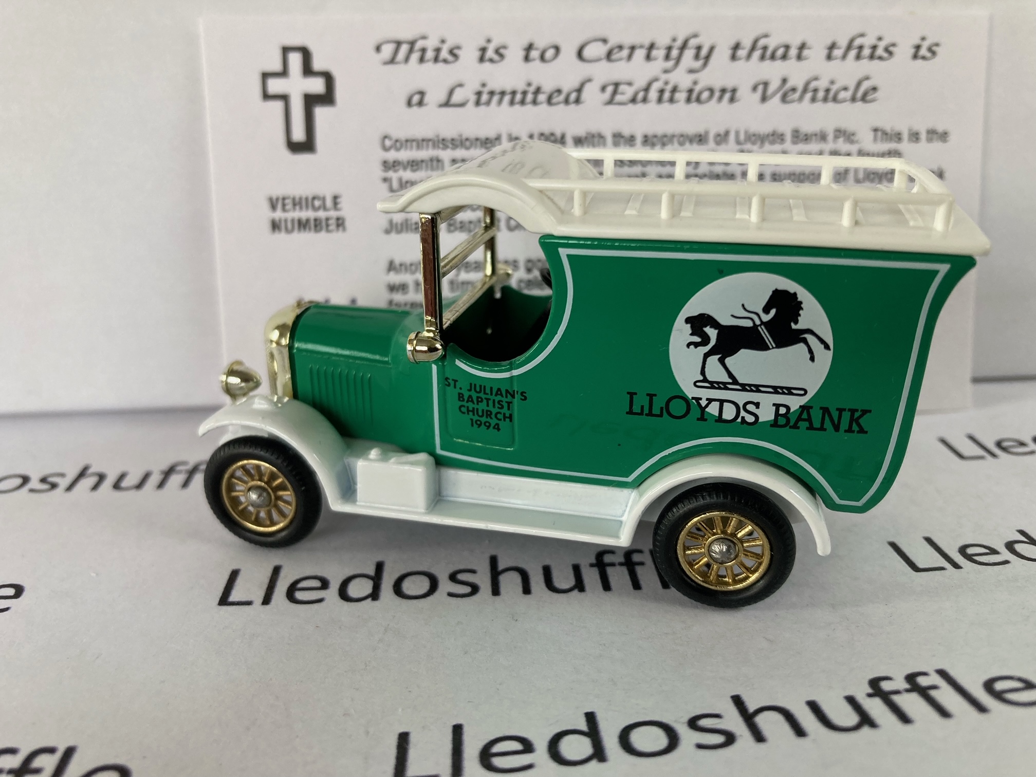 LP50094, Bull Nose Morris Van, Lloyds Bank, St Julian’s Baptist Church ...