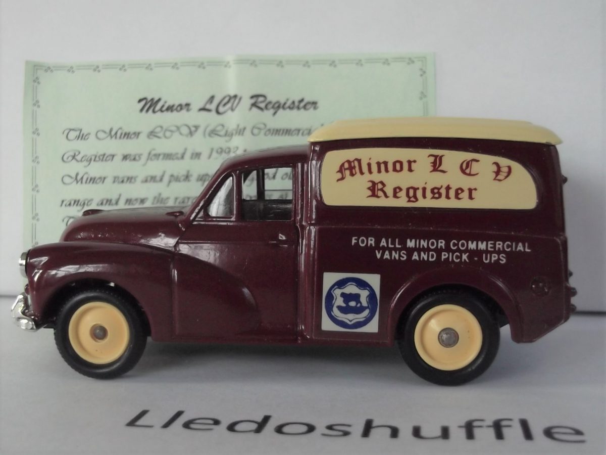 SP69006, Morris Minor Van, Minor LCV Register – Lledo Models